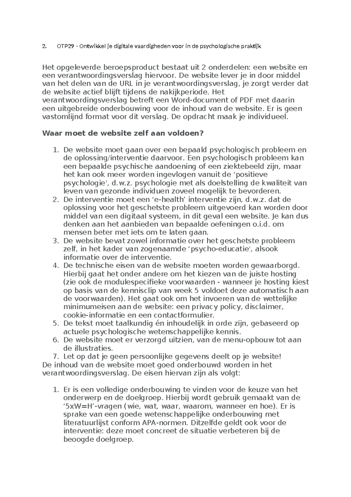 Ontwikkel je digitale vaardigheden - 2. OTP29 - Ontwikkel je digitale ...