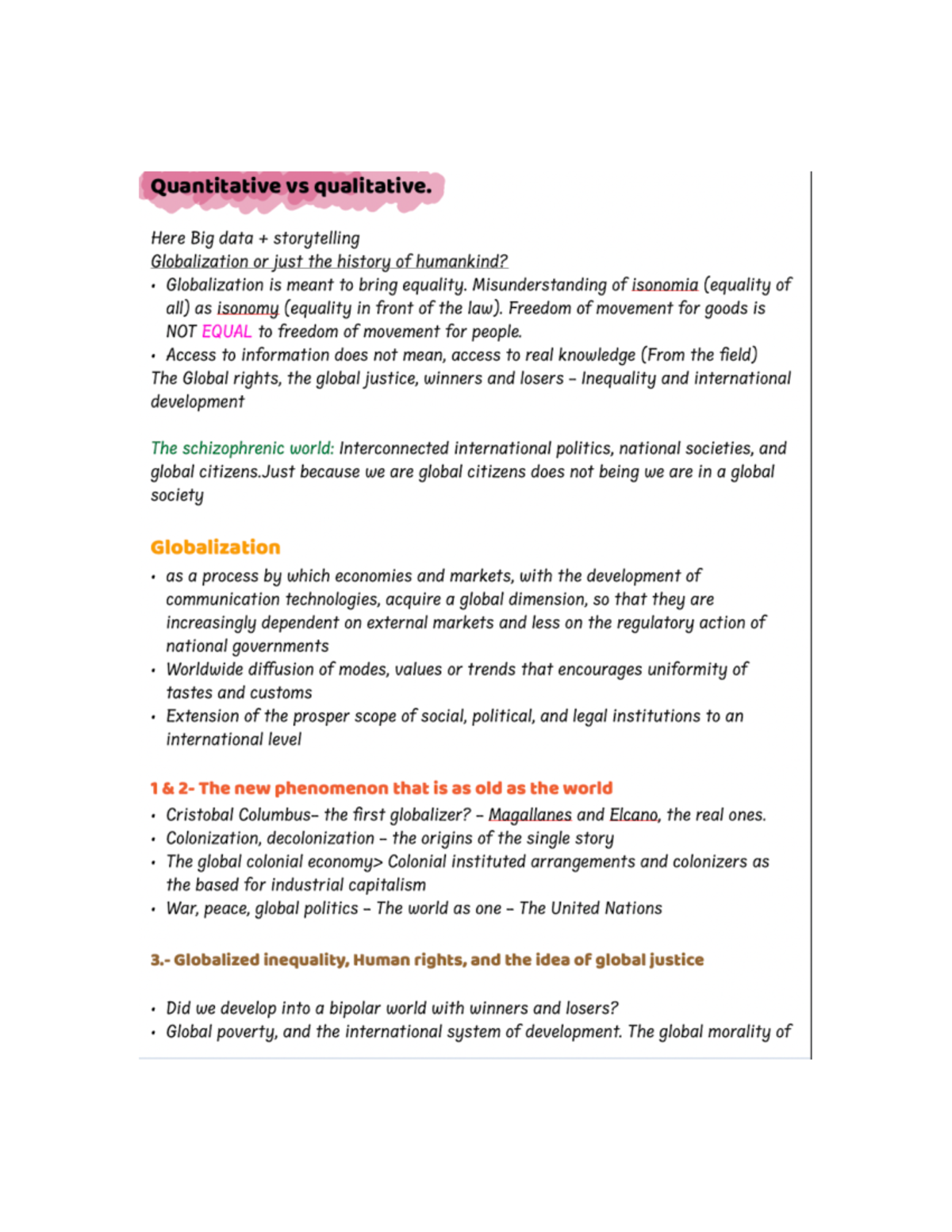 Sociology #6 - These notes were taken during lecture - SOCIO 2 - Studocu