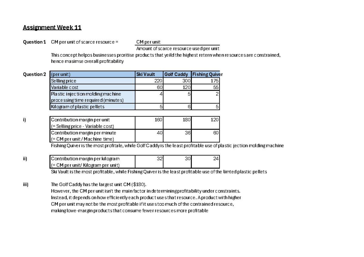 Assignment Week 11 - week 11 assigment - Assignment Week 11 Question 1 ...