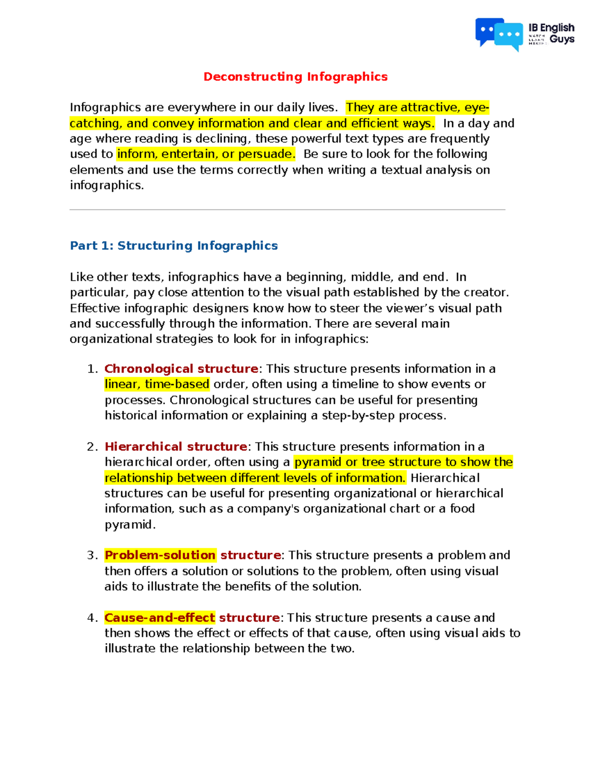 Infographic Conventions - Deconstructing Infographics Infographics are ...