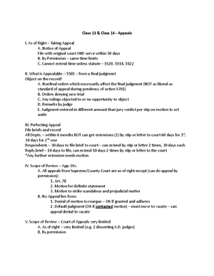 BILL OF Particulars review - New York Practice 2021 Lecture Notes BILL ...