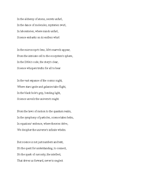 Poem - .edited - poem - In the laboratory's silent halls, Where ...