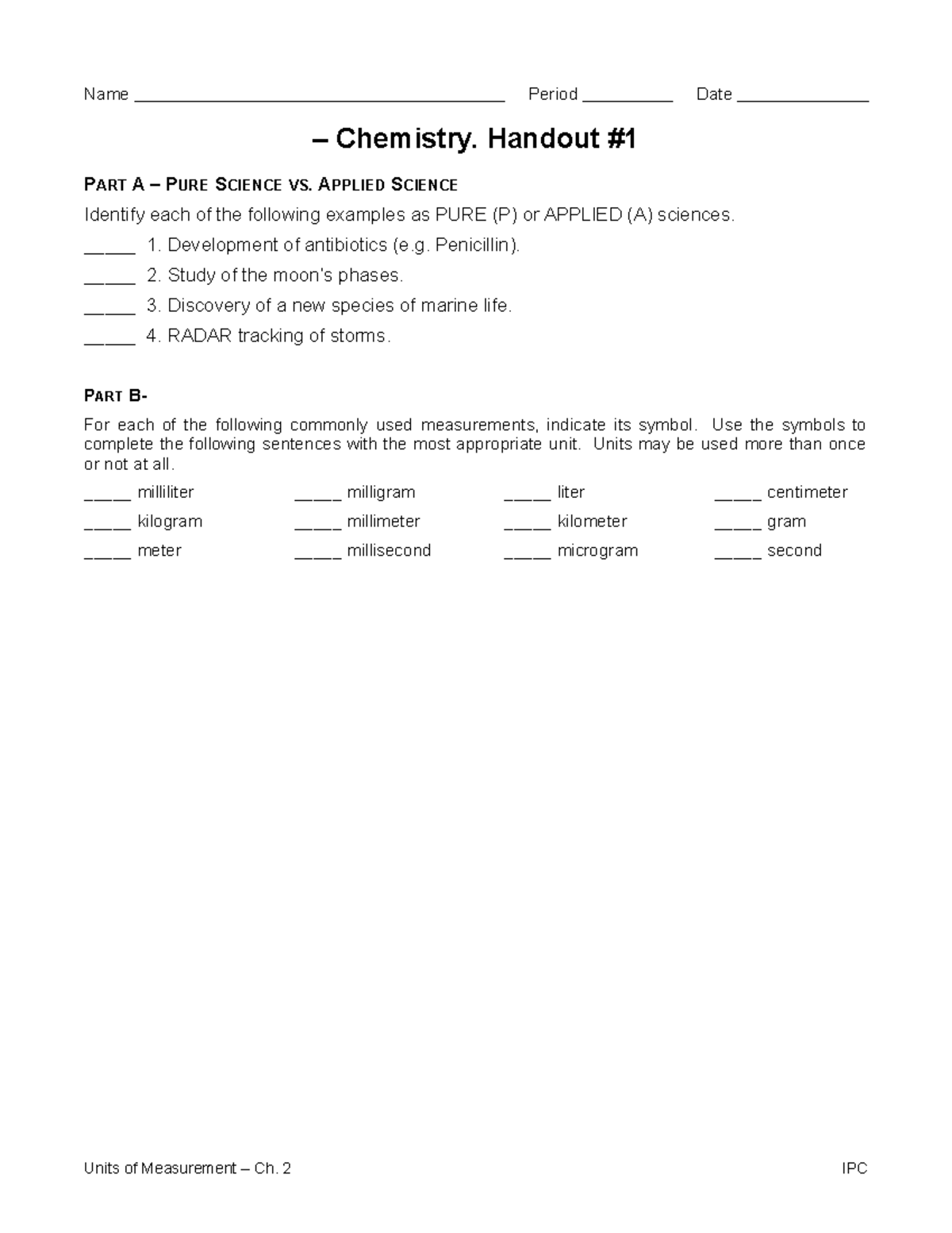 Chemistry Intro Chemistry Practice: Introduction to Inorganic 1st ...