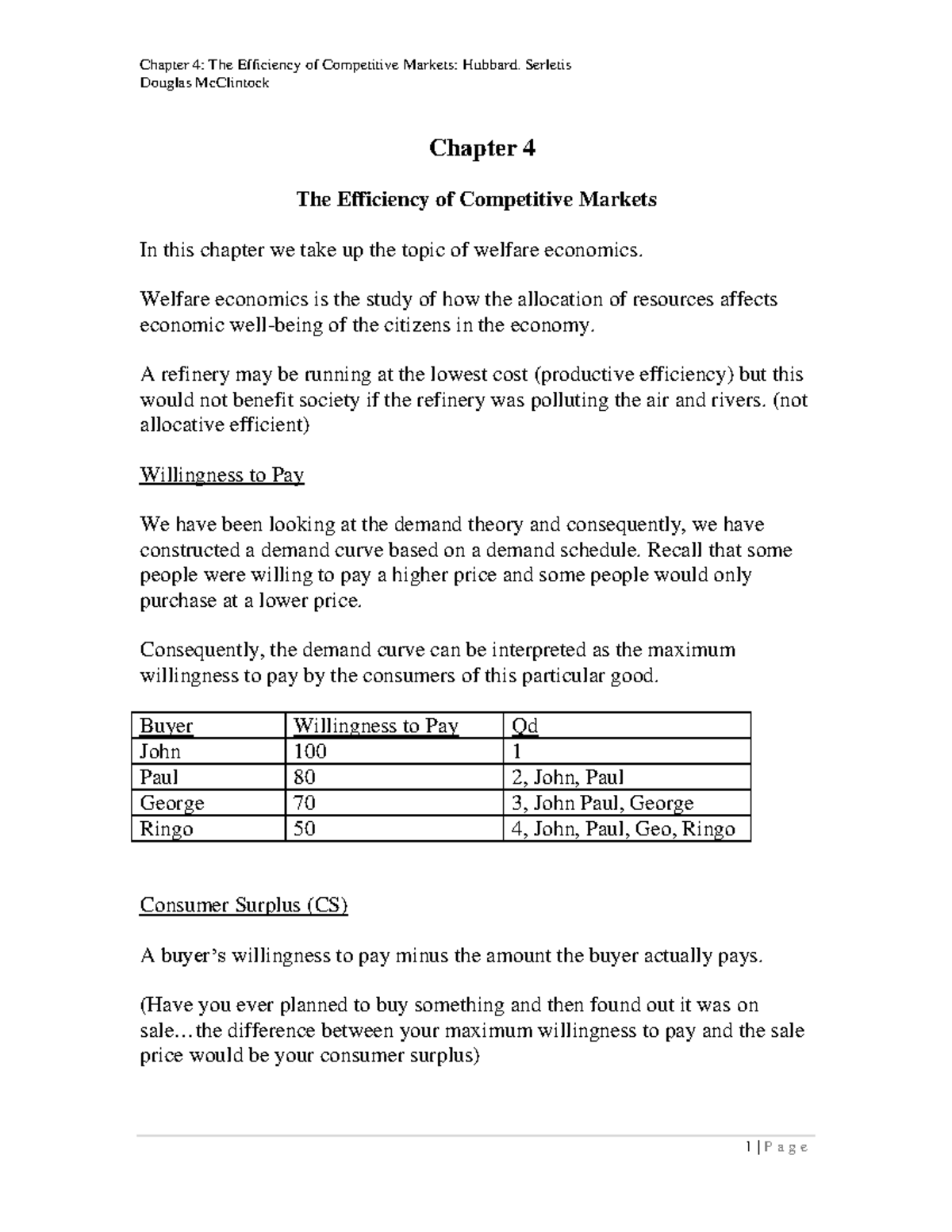 Chapter 4.Hubbard - Douglas McClintock Chapter 4 The Efficiency of ...