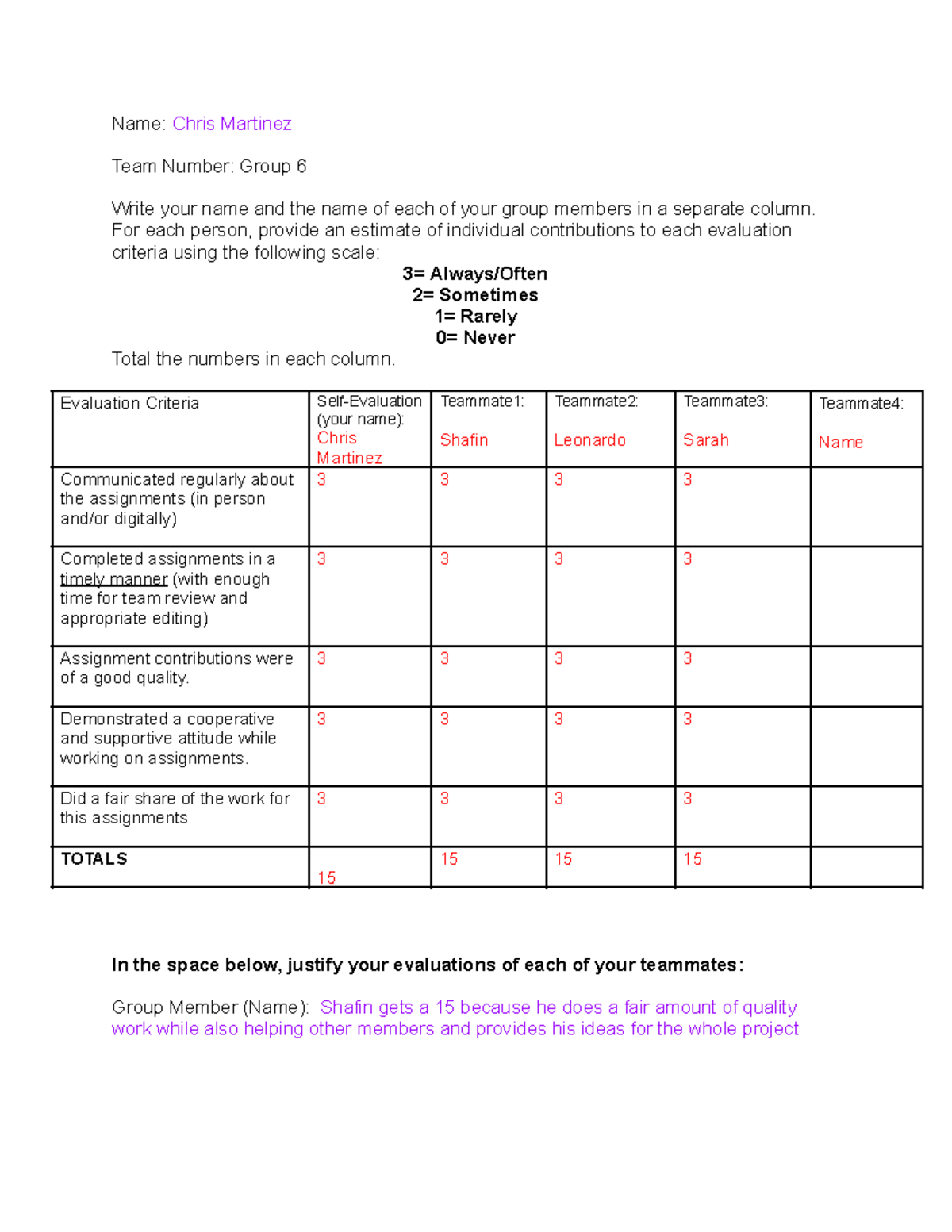 TCI2 - discussion section - Name: Chris Martinez Team Number: Group 6 ...