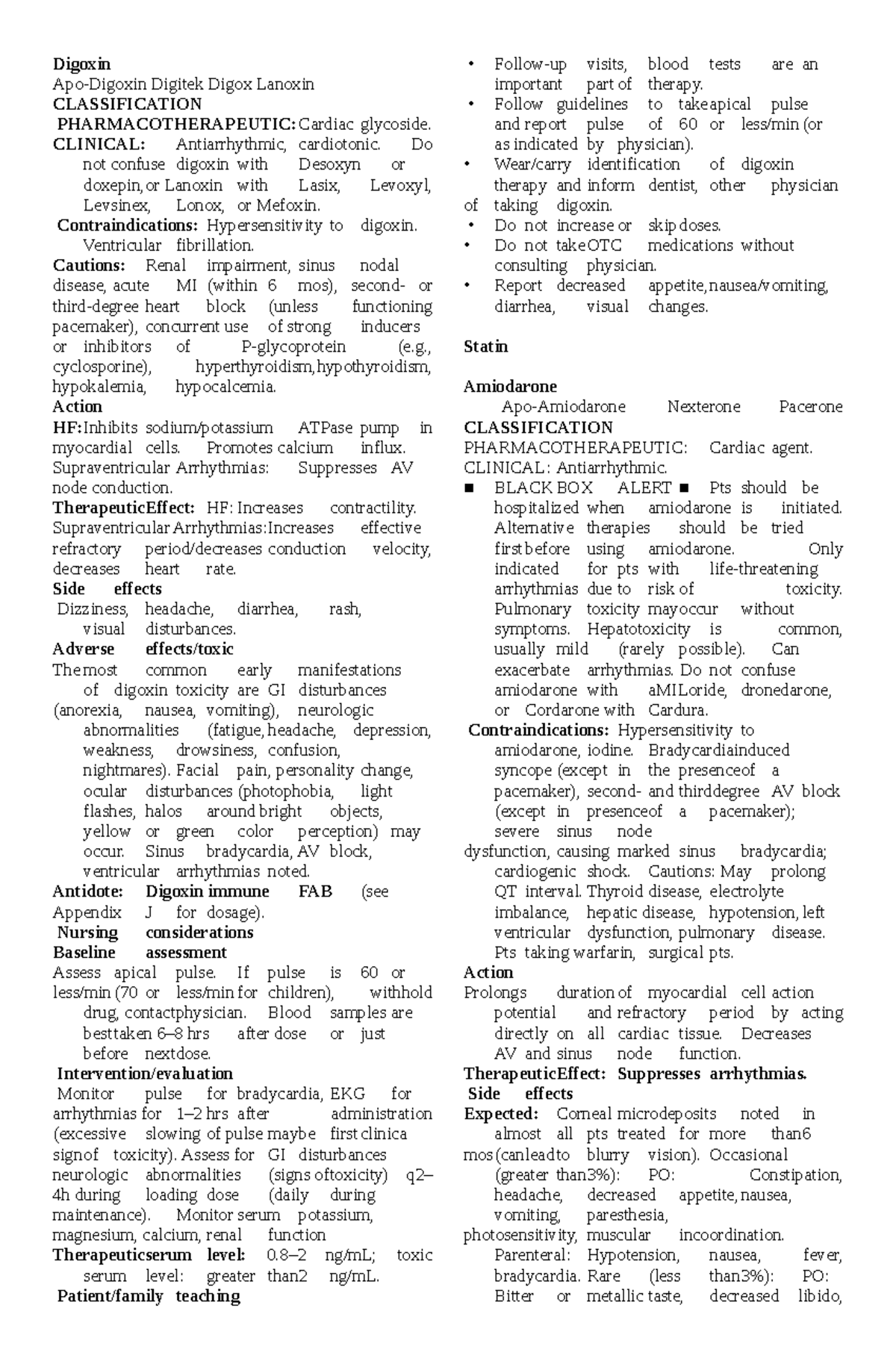 Iheytdrugs - none - Digoxin Apo-Digoxin Digitek Digox Lanoxin ...