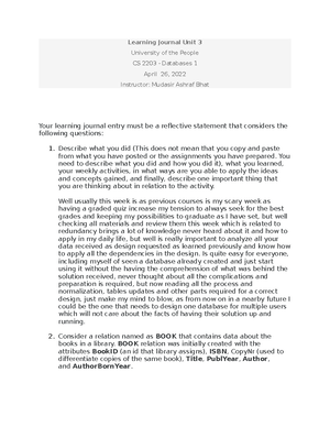 [Solved] A bookstore is interested in storing information about authors - CS 2203 - Databases 1 ...