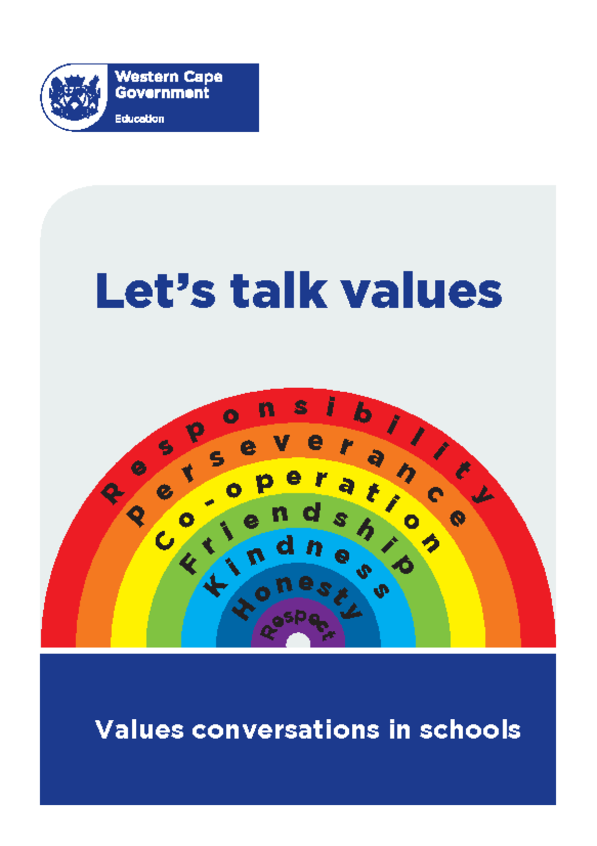 Values conversations in schools - Values conversations in schools R e s ...