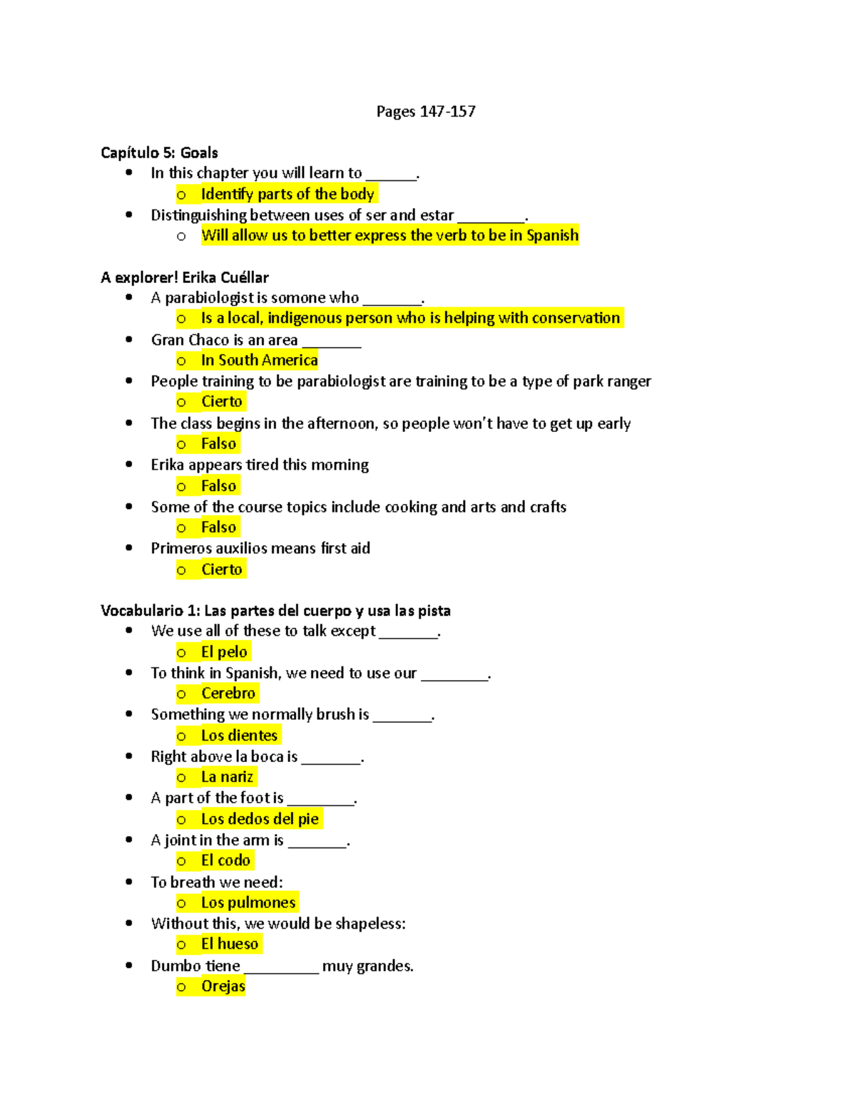 Pages 147-157 - Pages 147- Capítulo 5: Goals In this chapter you will ...
