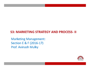 Marketing S9 Product Management - S9: PRODUCT STRATEGY Marketing ...