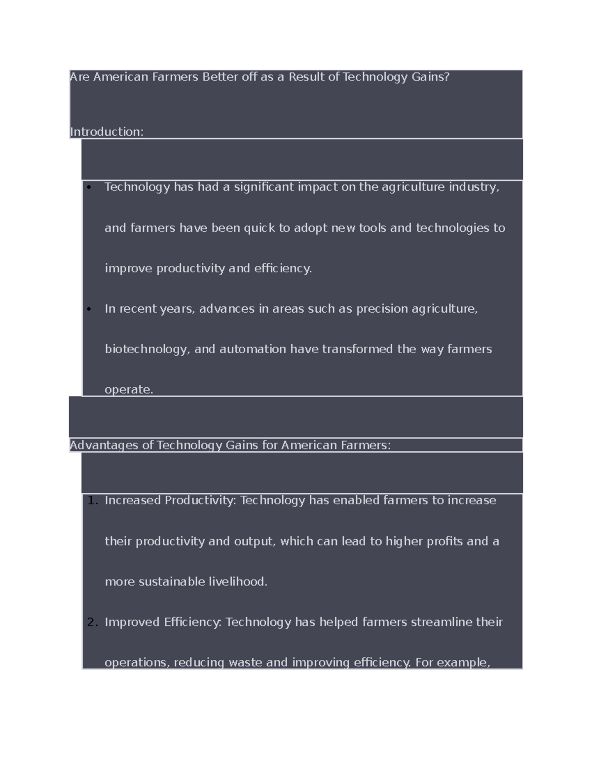 Are American Farmers Better off as a Result of Technology Gains - Are ...