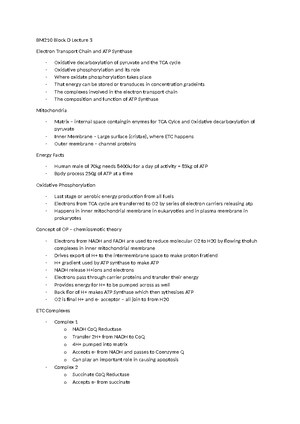 BM210 Lecture 9 - BM210 - Strath - Studocu