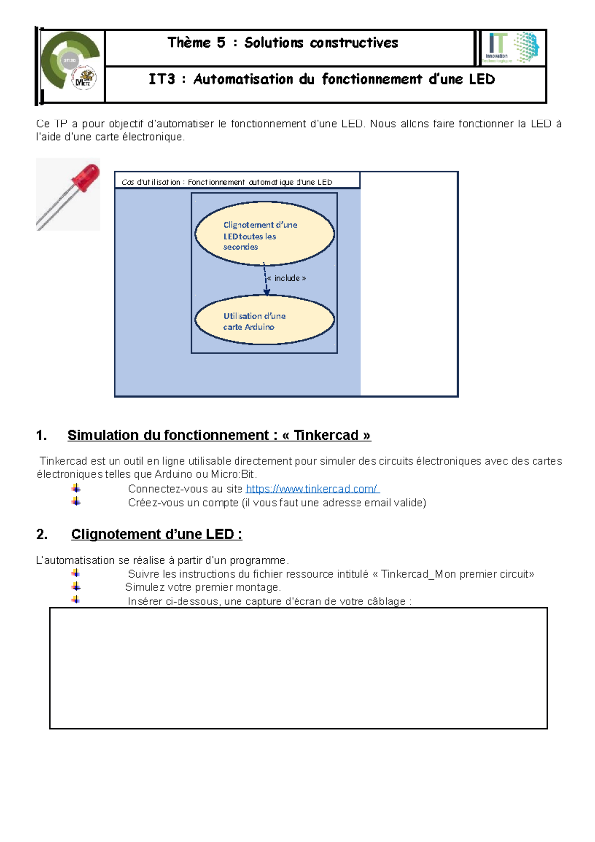Cours de SCience - Thème 5 : Solutions constructives IT3 ...