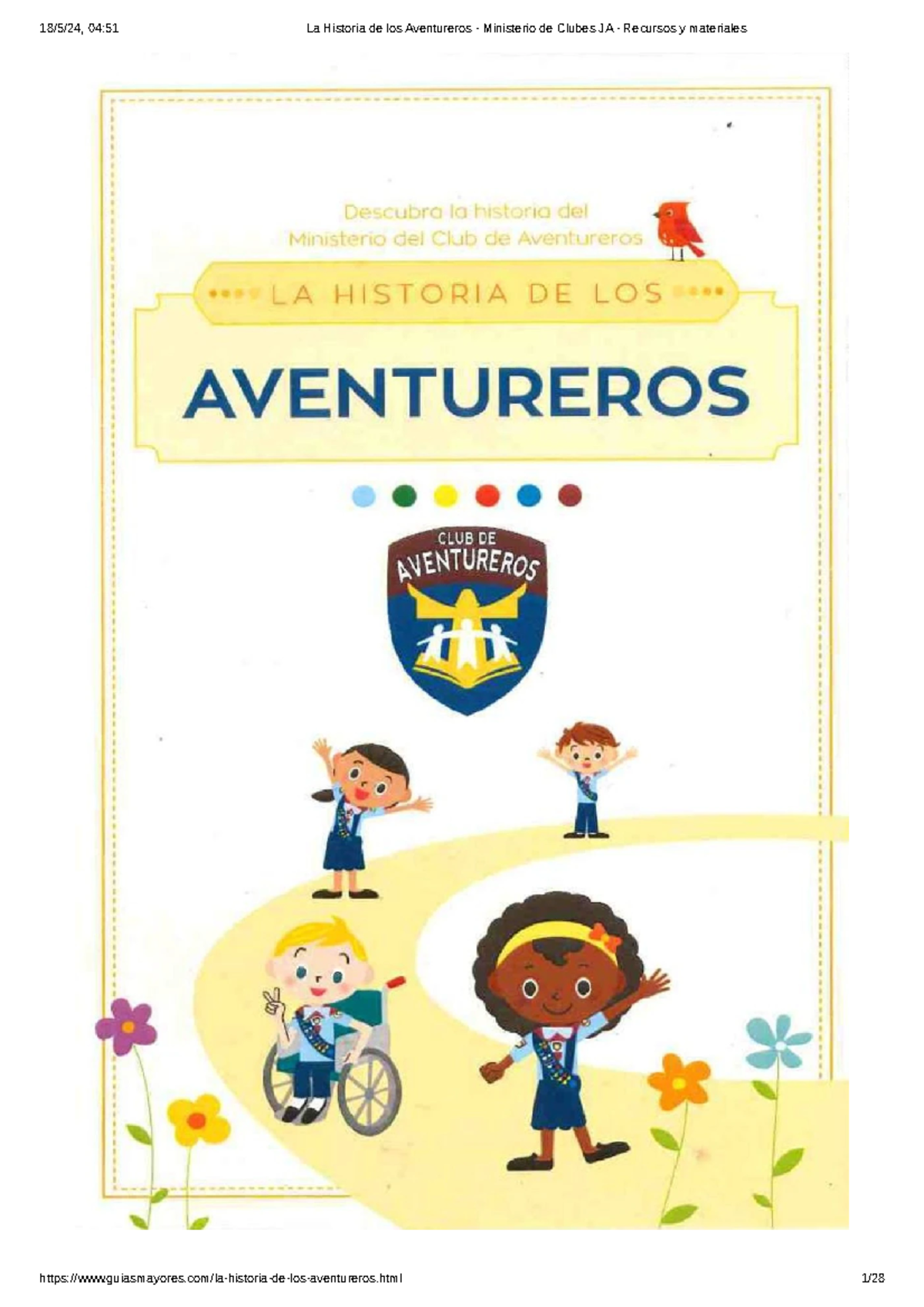 La Historia de los Aventureros - Educación para adultos - Studocu