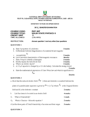 Physics ss1 - Helps - Great Honeyways Ideal Schools Third Term ...