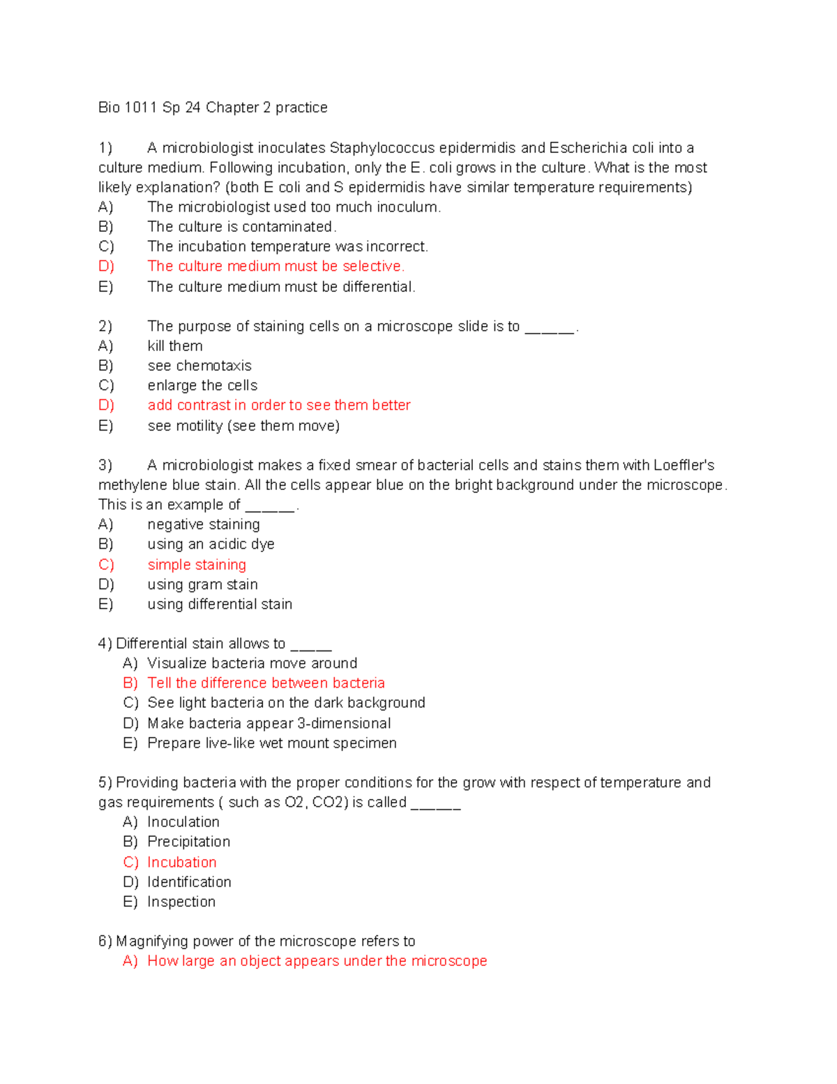 Bio 1011 Sp 24 Chapter 2 practice-explained ready - Bio 1011 Sp 24 ...