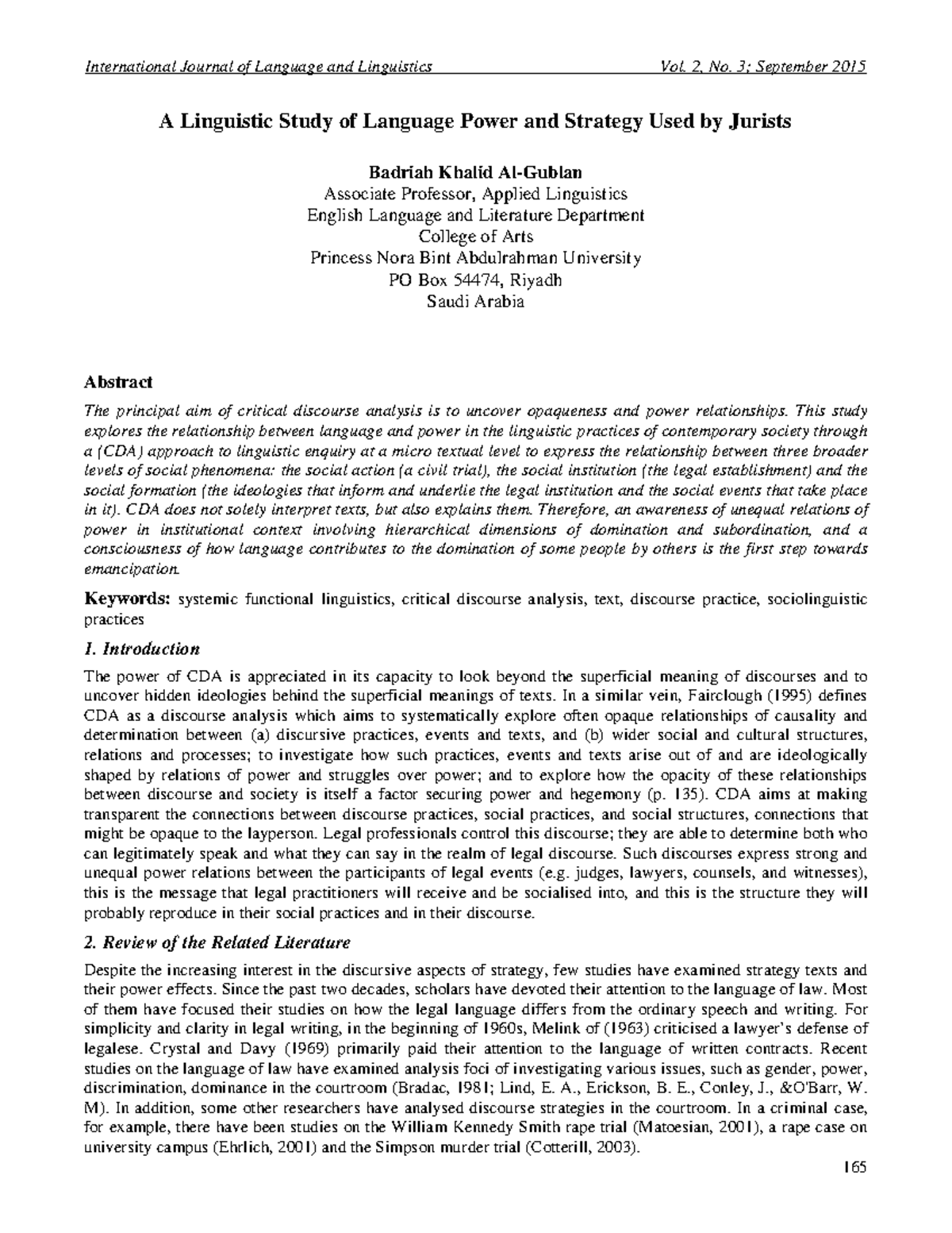 Language-and-power - aaaaaaaaaaaaaaaaaaaaa - International Journal of ...