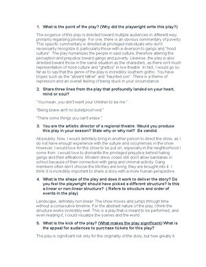 Wicked Analysis - What is the point of the play? (Why did the ...