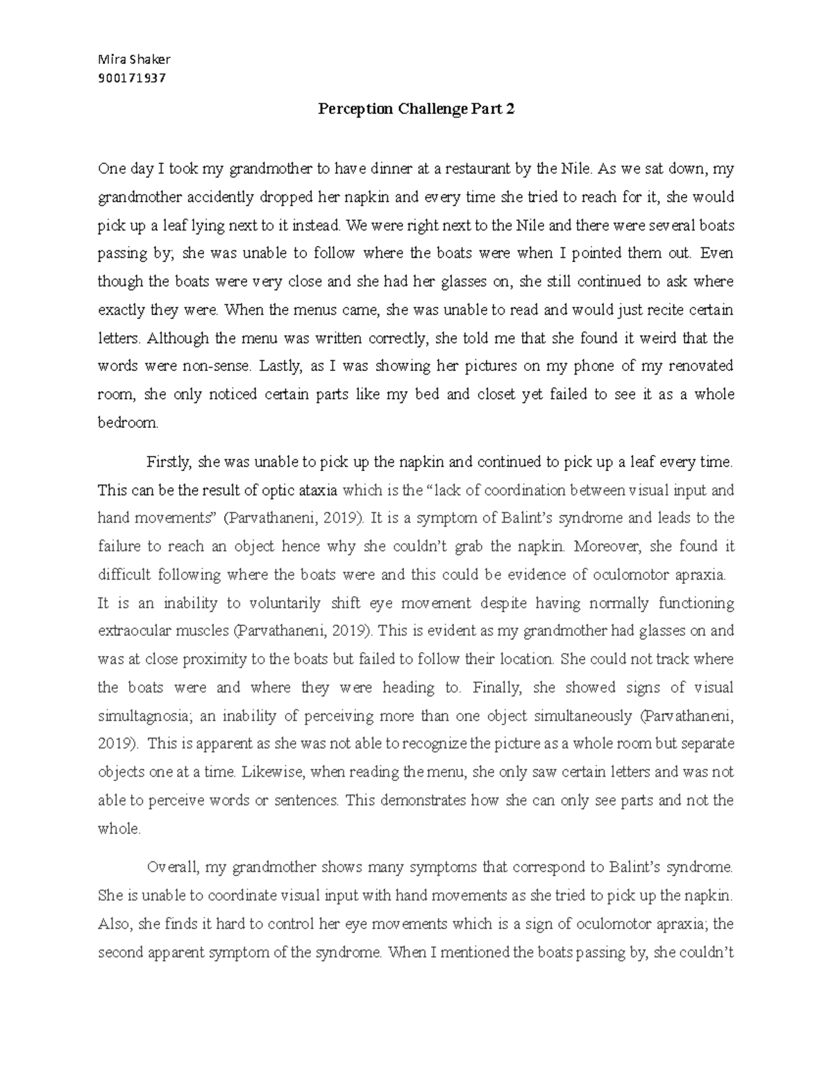 Perception Challenge Part 2 - Mira Shaker 900171937 Perception ...