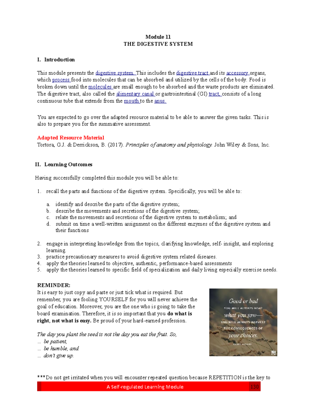 Digestive- System anatomy physiology - Module 11 THE DIGESTIVE SYSTEM I ...