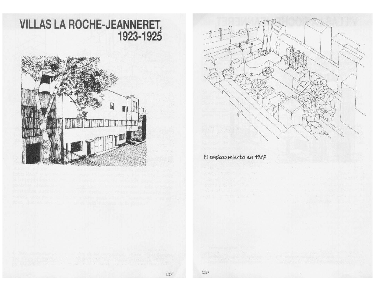 Le Corbusier - Análisis de la forma Villa Savoye Y Ville LE Roche ...