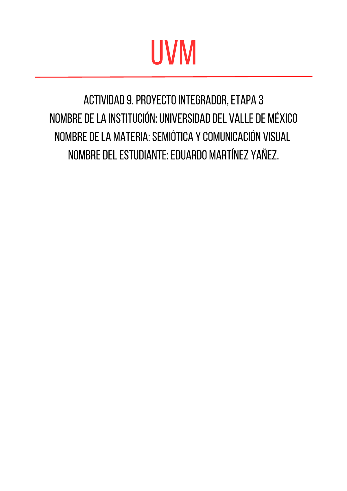 A9 EMY SBC - ewewew - Actividad 9. Proyecto integrador, etapa 3 Nombre ...