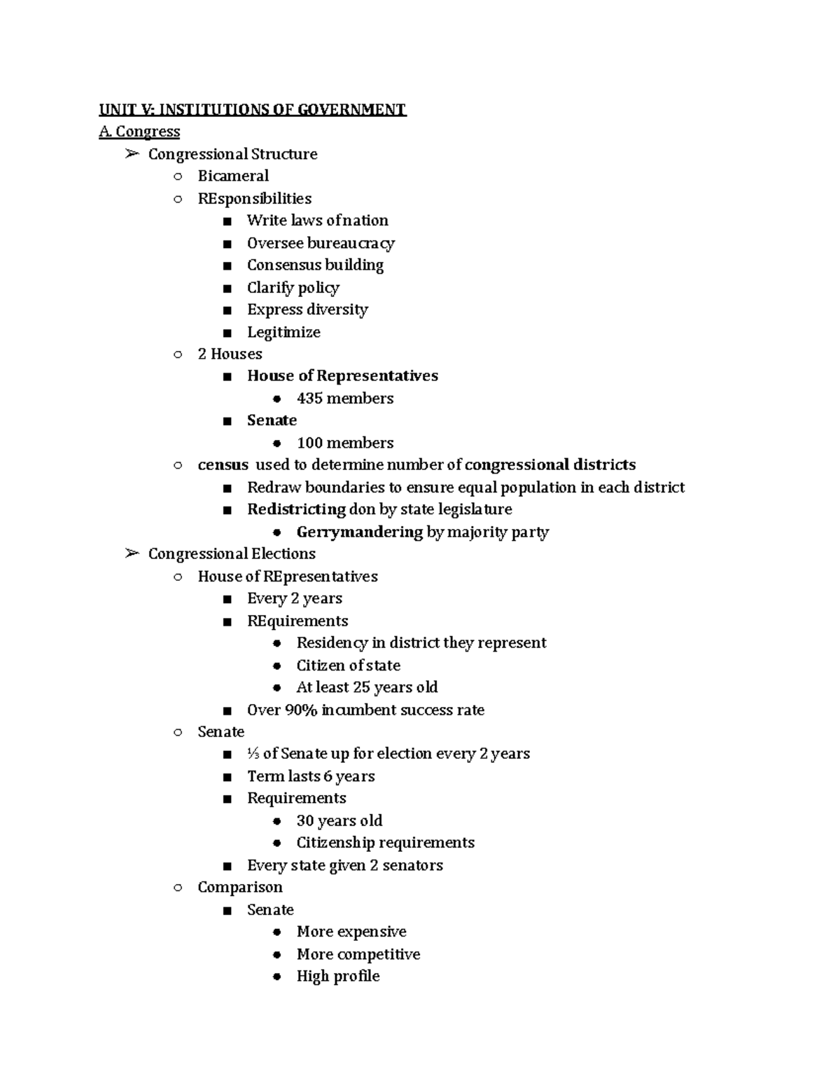 UNIT V Institutions OF Government - UNIT V: INSTITUTIONS OF GOVERNMENT ...