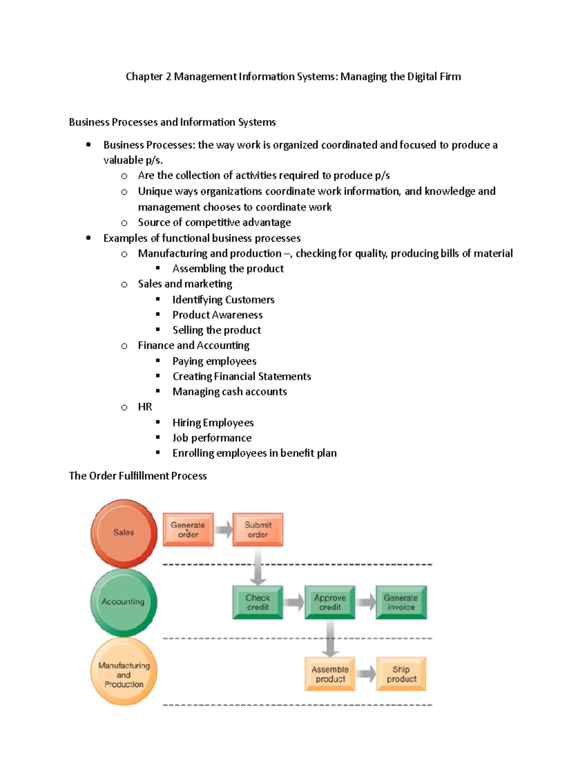 Chapter 2 Management Information Systems - Econ 2D03 - McMaster - Studocu