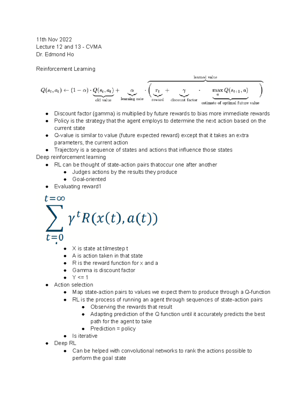 Computer Vision Methods and Applications Lecture 12 and 13 - 11th Nov 2022 - COMPSCI4066 - Studocu