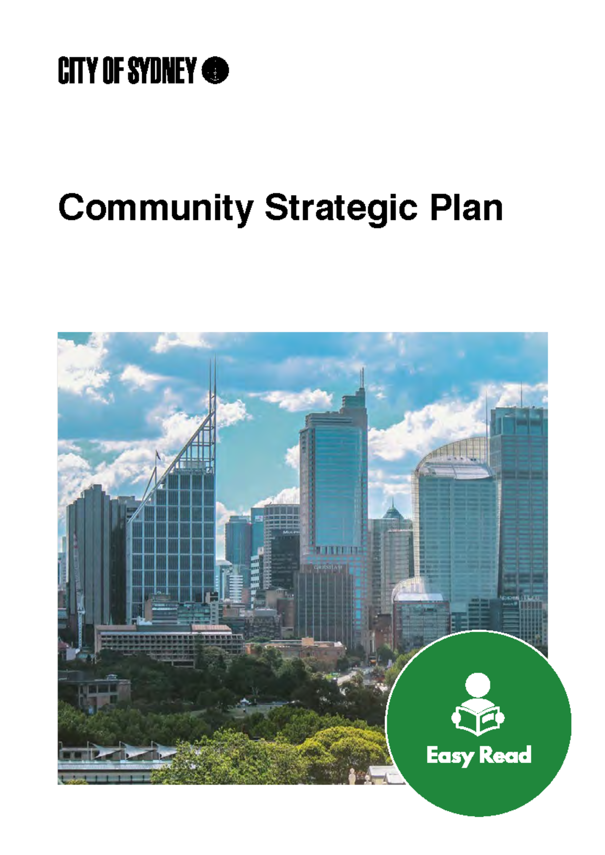 City of Sydney ER Community Strategic Plan digital accessible ...