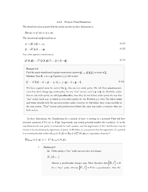 Minimal Coupling - PH 3410 - Studocu