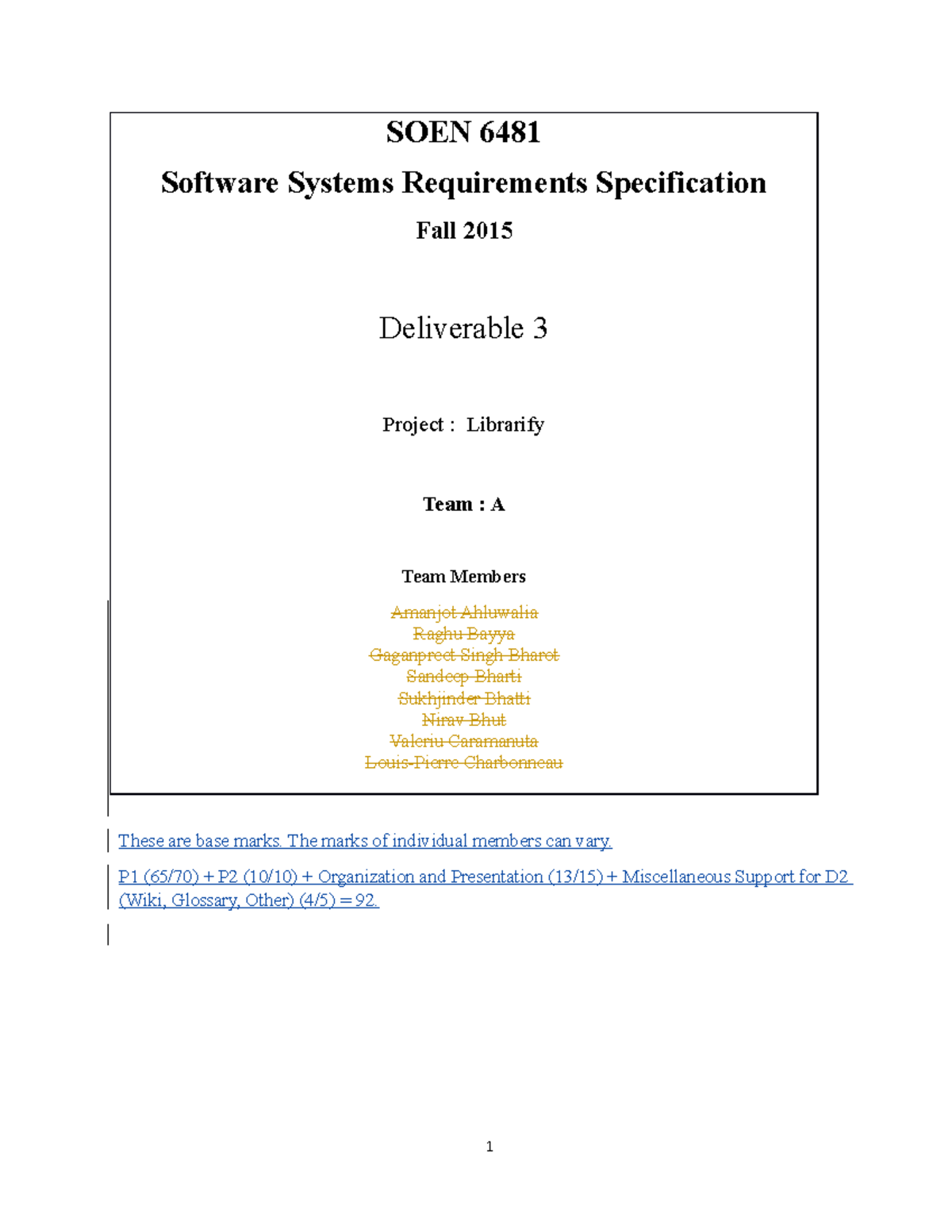 Seminar assignments - project : librarify - SOEN 6481 Software Systems Requirements ...