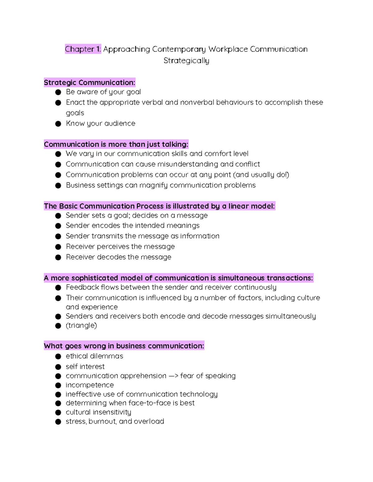 Chapter 1 Notes - Professor Madi Murphy - Chapter 1: Approaching ...