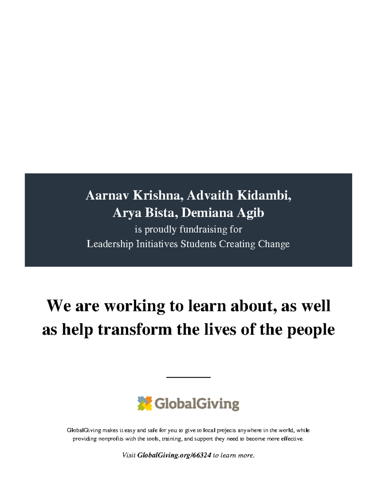 Flyer - Not usefyk at all - Aarnav Krishna, Advaith Kidambi, Arya Bista, Demiana Agib is proudly ...