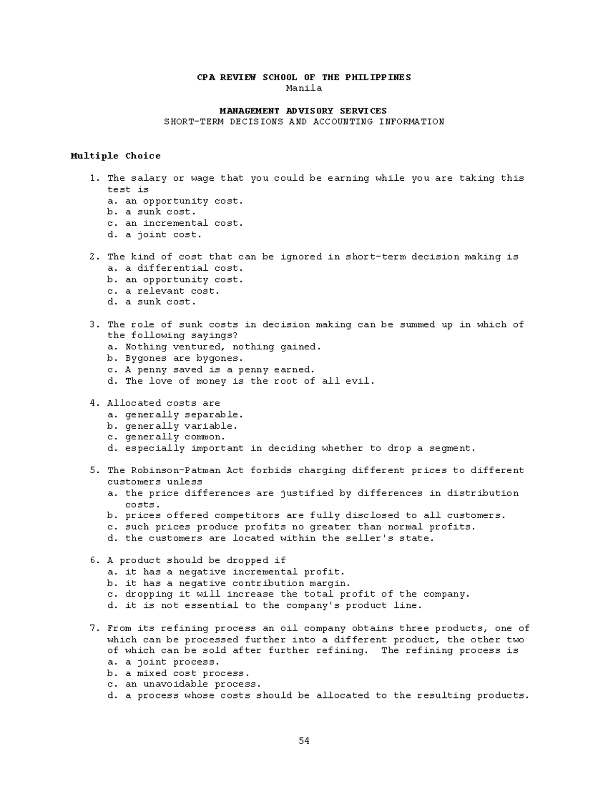 Tb ch05 - Tb ch05 - CPA REVIEW SCHOOL OF THE PHILIPPINES Manila ...