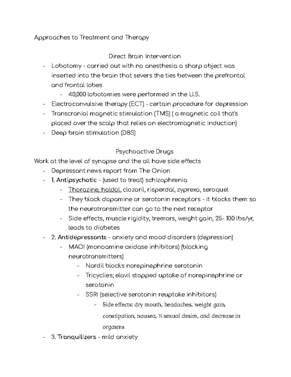 Psy 4 21 26 - Dr. Corrine Bertram - Approaches to Treatment and Therapy ...