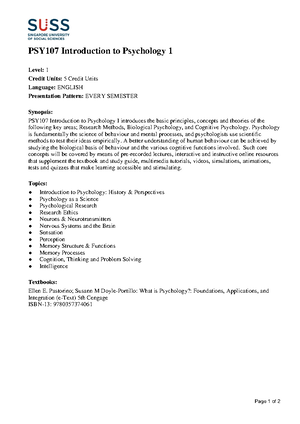 HBC101 - Course Summary - HBC101e Understanding Contemporary Society ...