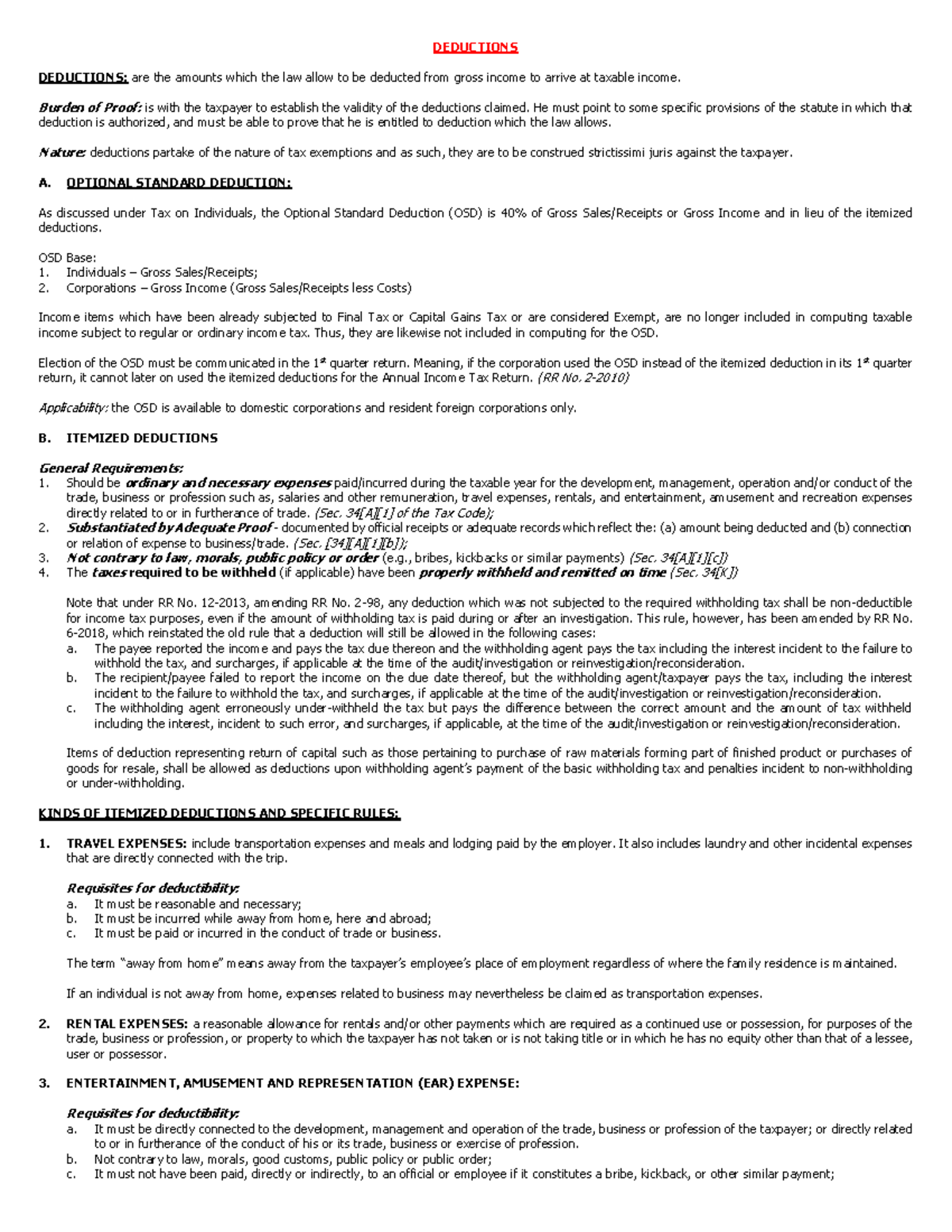4 - escra mami - DEDUCTIONS DEDUCTIONS: are the amounts which the law ...