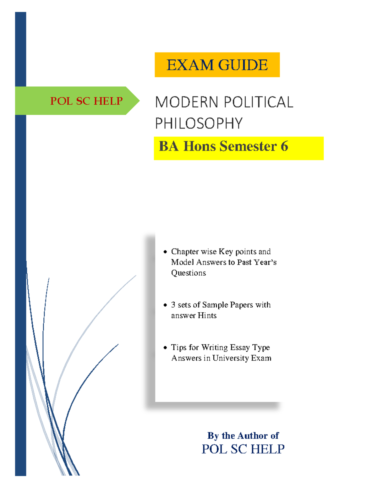 MPP POL Science HELP - helpful - POL SC HELP By the Author of POL SC HELP EXAM GUIDE Chapter ...