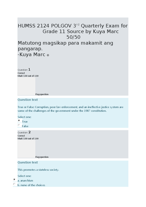 Pdfcoffee - malupit - amaoedsources.blogspot CPAR 2122 WEEK 1-10: - Studocu