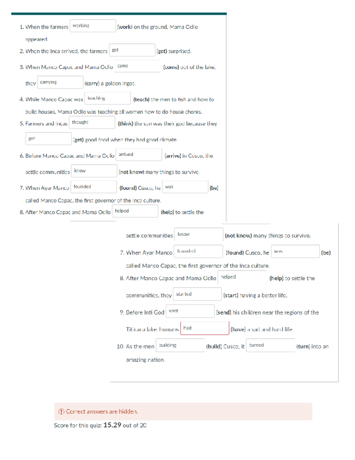 Week 09 - Pre-Task Quiz - Weekly quiz - Ingles III - Studocu