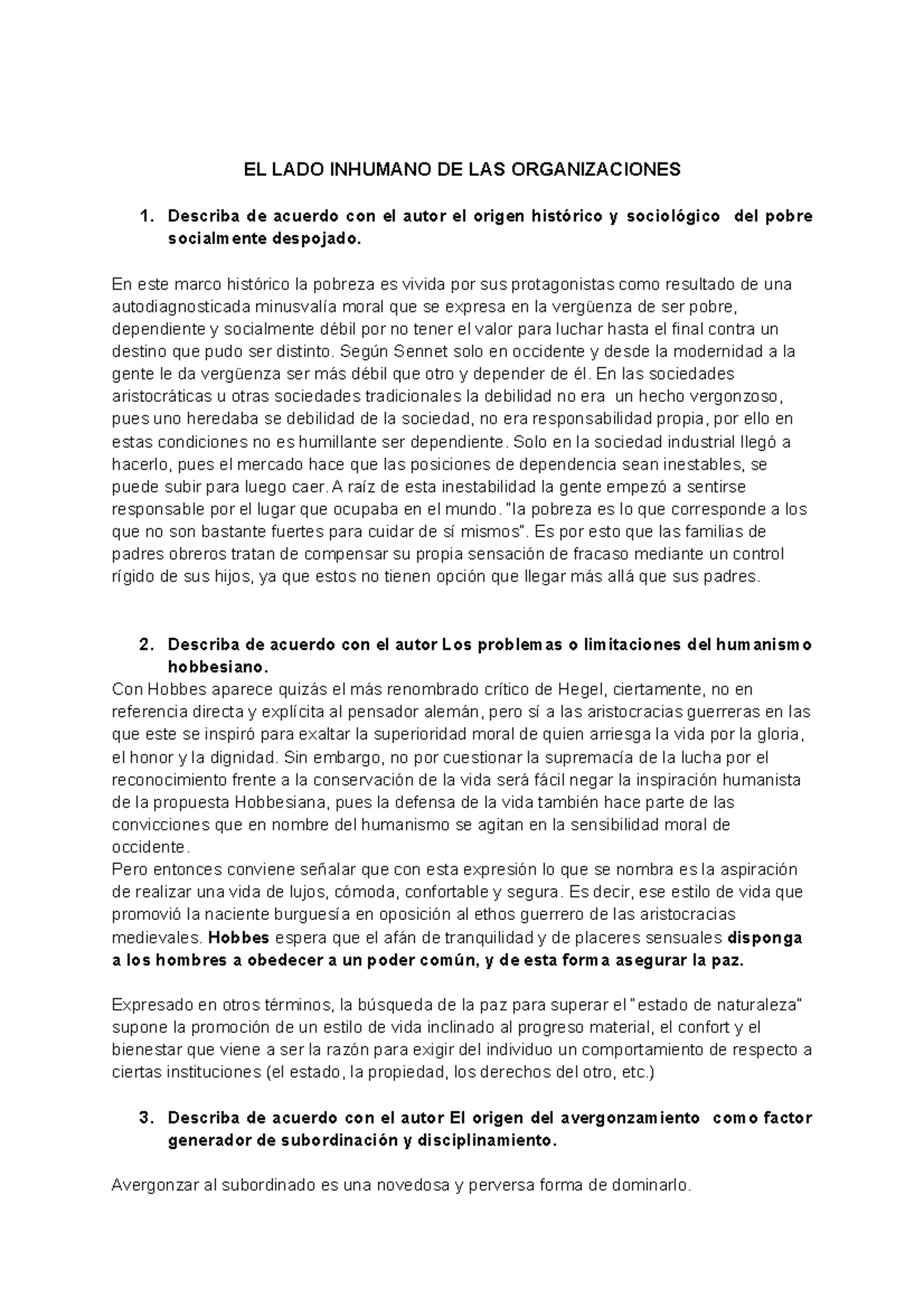 El lado inhumano de las organizaciones - EL LADO INHUMANO DE LAS ...