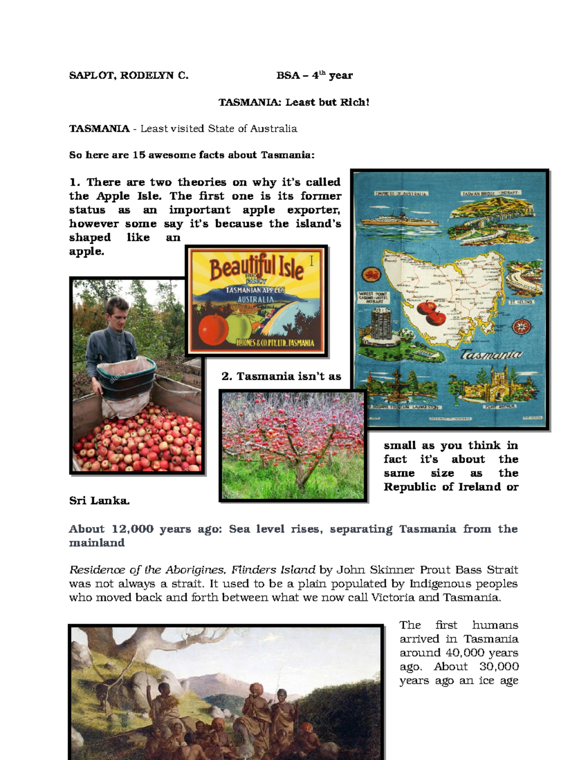 Saplot, R. - Least but Rich - SAPLOT, RODELYN C. BSA – 4th year ...