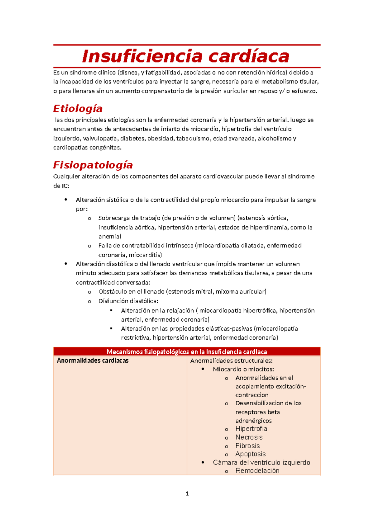 Insuficiencia cardíaca - Insuficiencia cardíaca Es un síndrome clínico ...