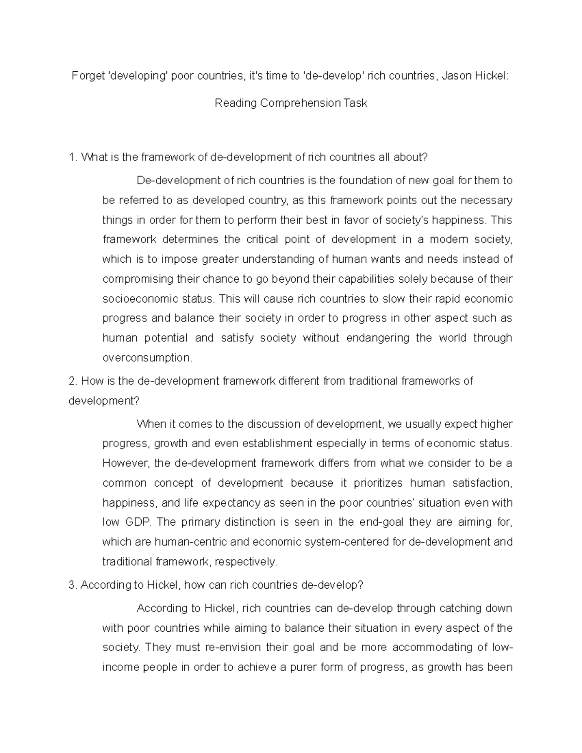 GED104 RCT - Reading Comprehension Task (M2) - Forget 'developing' poor ...