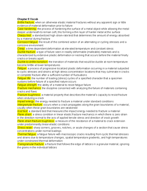 Structures and Properties of Materials Chapter 3 - Chapter 3 Vocab ...