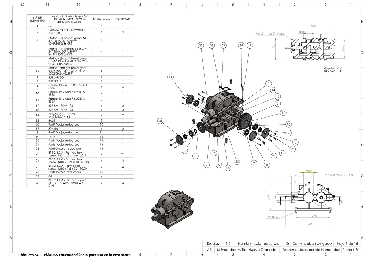 Ensamblaje plano PDF - apuntes - 22 11 20 23 24 16 25 19 1 14 12 3 17 ...