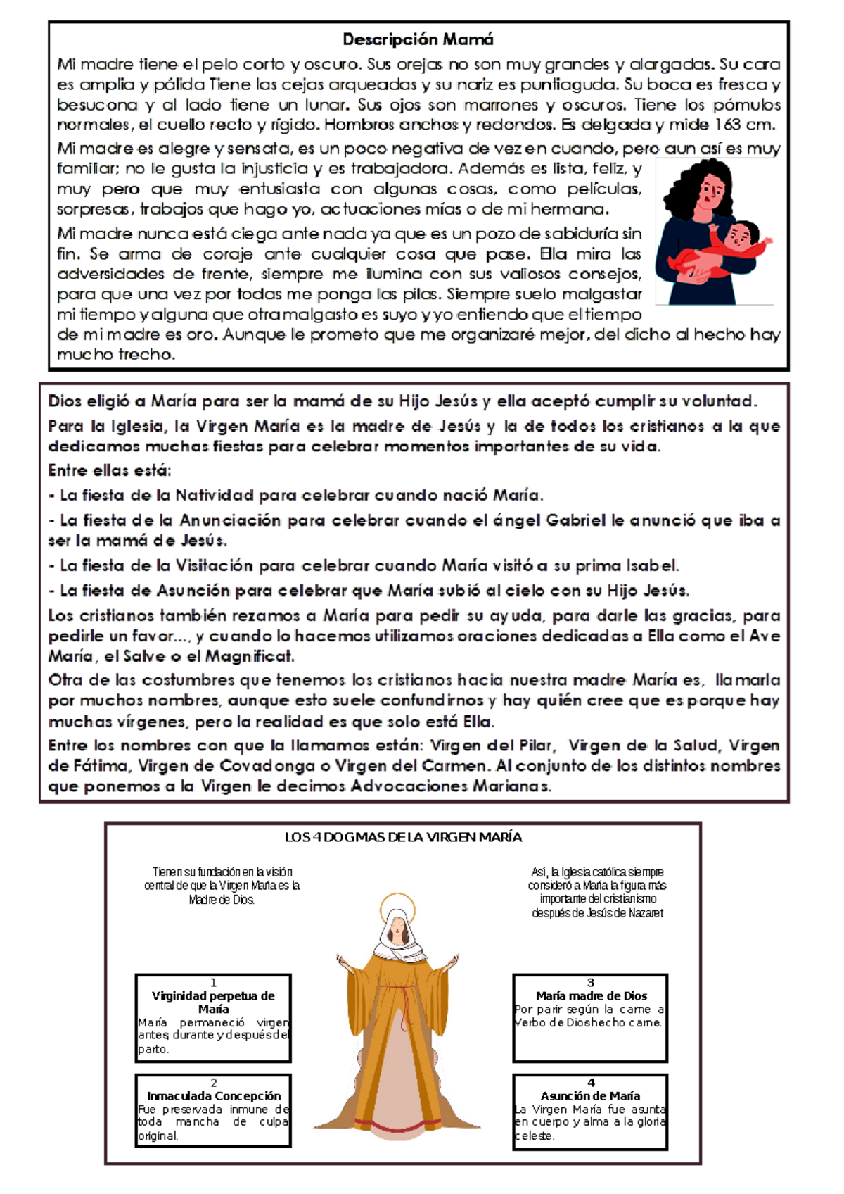 DE TODO INFORMACION - LOS 4 DOGMAS DE LA VIRGEN MARÍA Tienen su ...