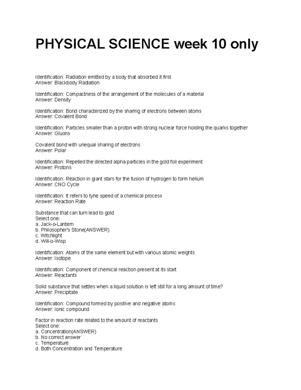 445108299 Physical Science week 1 10 docx - PHYSICAL SCIENCE week 10 ...