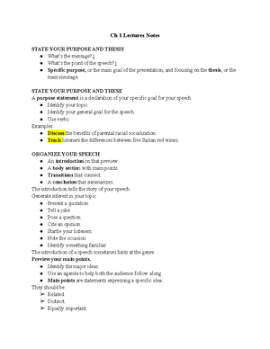 Ch 13 Lecture Notes Ch 13 Lecture Notes Styles Of Delivering A
